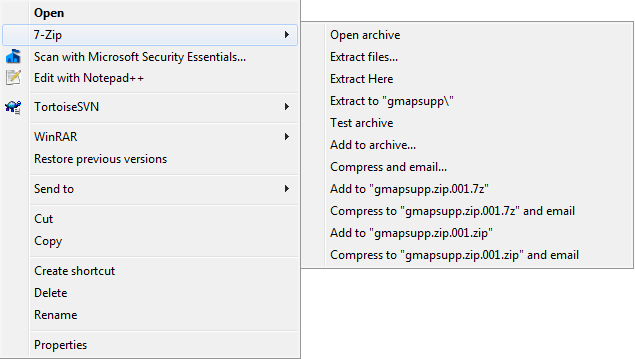 Zipping and Splitting Large Files